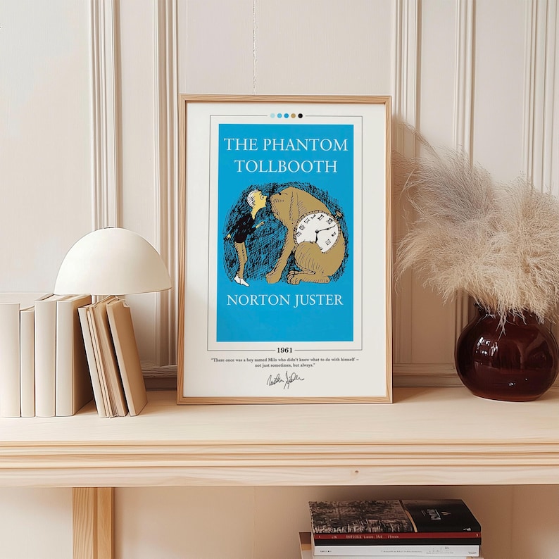 The Phantom Tollbooth Book Cover Poster | Norton Juster, Phantom ...