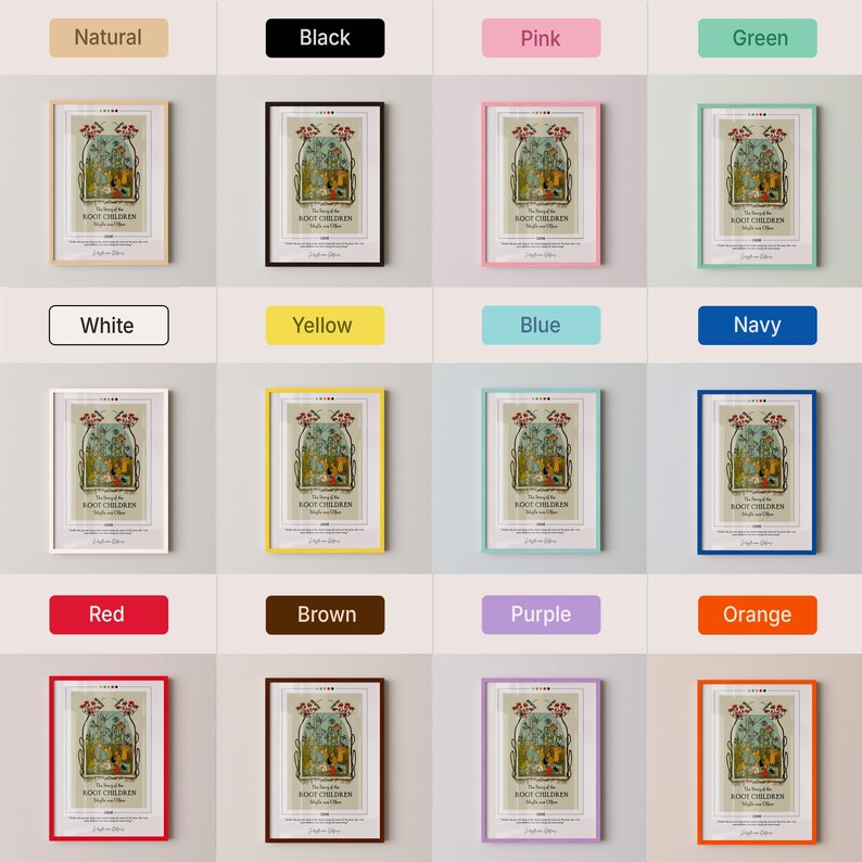 The Story of the Root Children Book Cover Poster | Sibylle Von Olfers ...