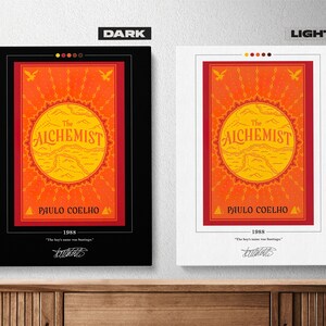 The Alchemist Book Cover Poster | Paulo Coelho, the Alchemist Poster ...