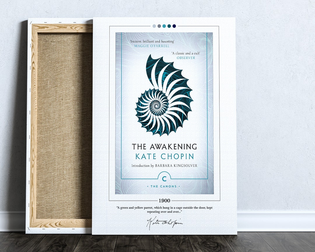 The Awakening Book Cover Poster | Kate Chopin, the Awakening Poster, the Awakening Print, Book ...