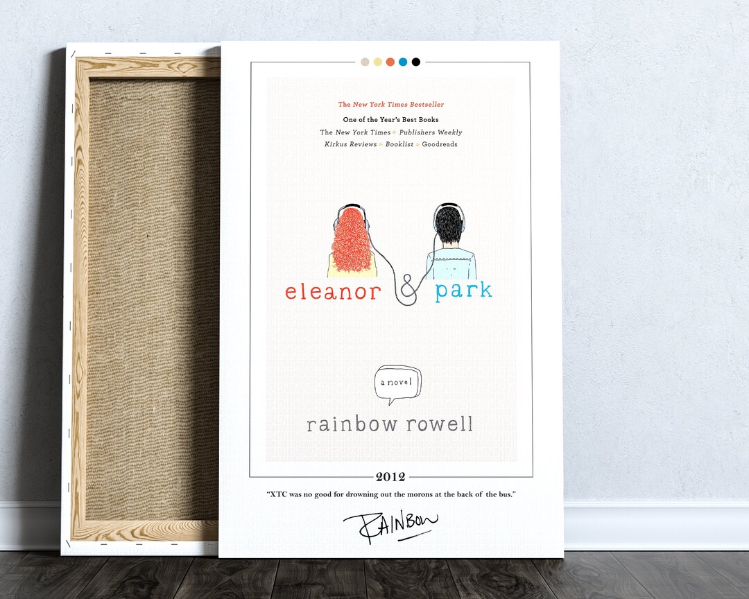 Eleanor and Park Book Cover Poster | Rainbow Rowell, Eleanor and Park ...