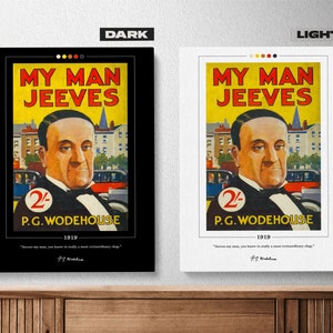 My Man Jeeves Book Cover Poster P. G. Wodehouse, My Man Jeeves Poster ...