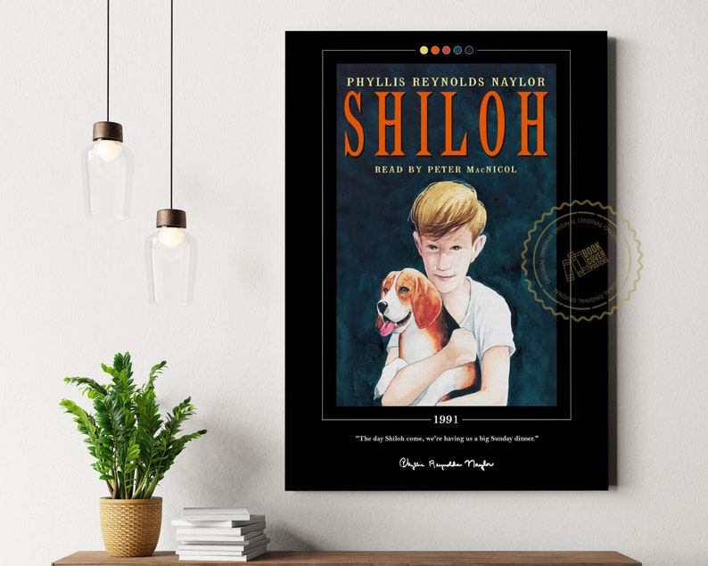 Shiloh Book Cover Poster Phyllis Reynolds Naylor Shiloh - Etsy