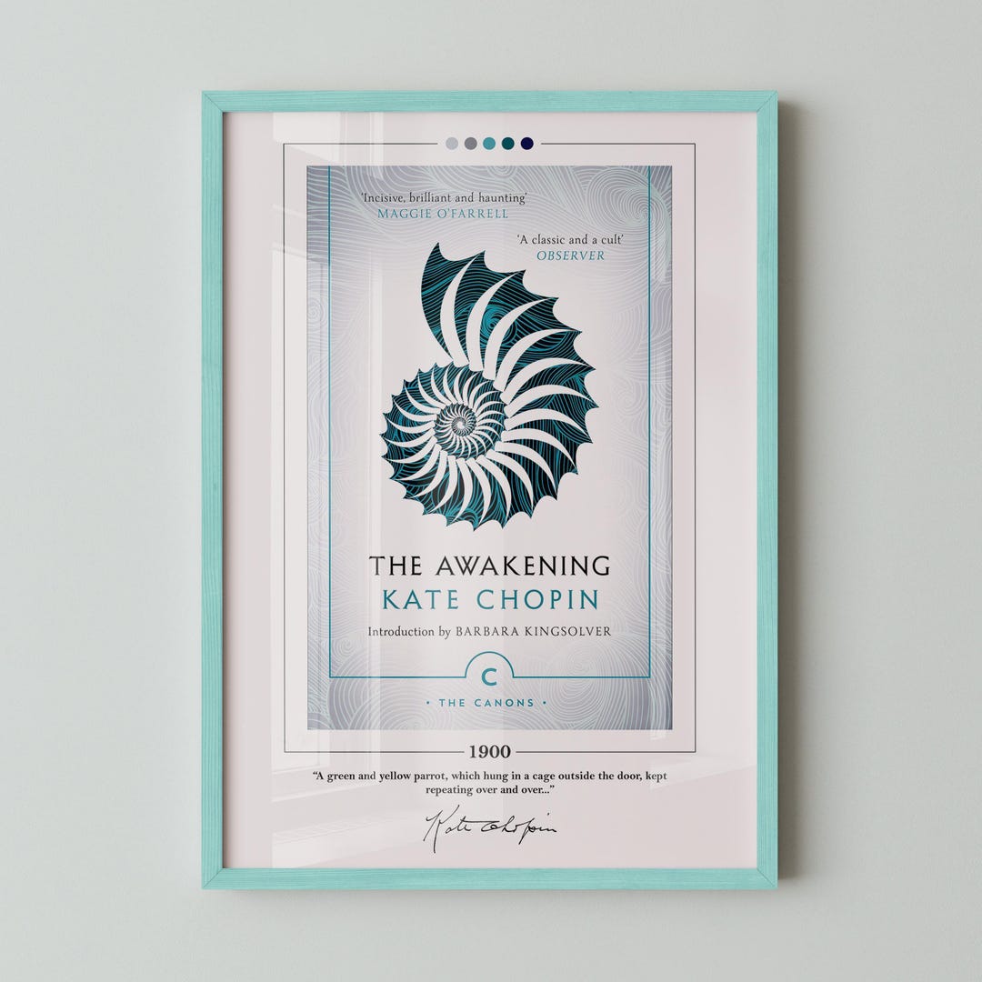 The Awakening Book Cover Poster | Kate Chopin, the Awakening Poster ...