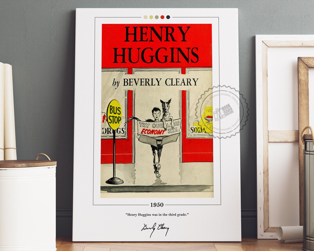 Henry Huggins Book Cover Poster | Beverly Cleary, Henry Huggins Poster ...