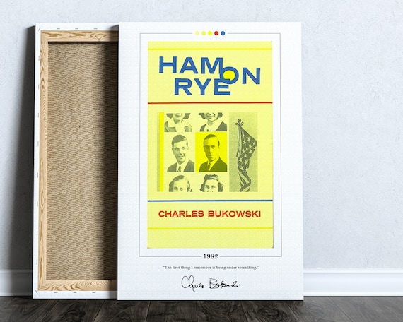 Ham on Rye Book Cover Poster Charles Bukowski Ham on Rye - Etsy