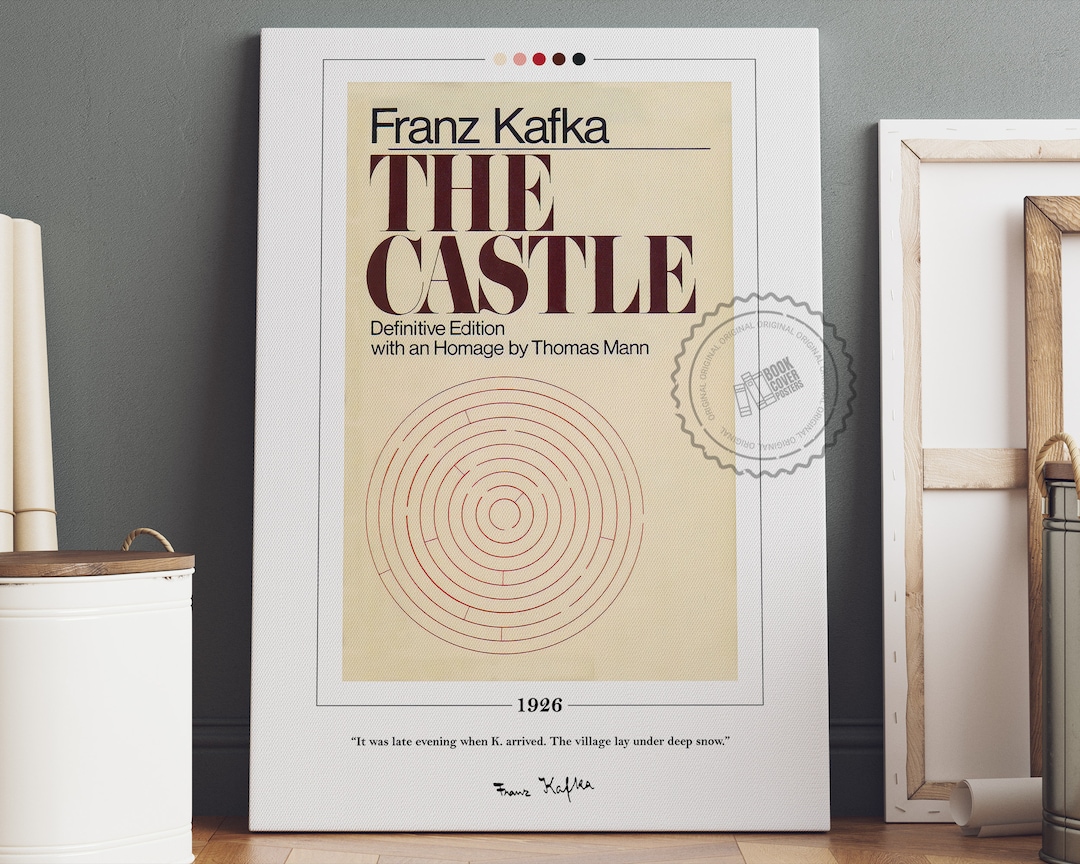 The Castle Book Cover Poster | Franz Kafka, the Castle Poster, the ...