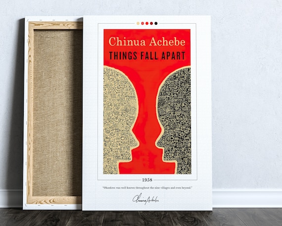Things Fall Apart Book Cover Poster Chinua Achebe Things - Etsy