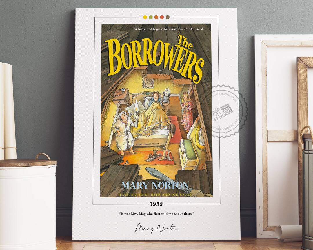 The Borrowers Book Cover Poster | Mary Norton, the Borrowers Poster ...