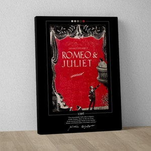 Romeo and Juliet Book Cover Poster | William Shakespeare, Romeo and ...