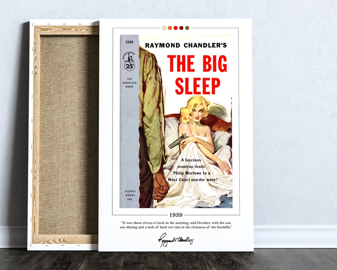 The Big Sleep Book Cover Poster | Raymond Chandler, the Big Sleep ...