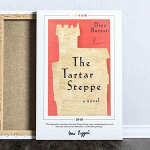 The Tartar Steppe Book Cover Poster | Dino Buzzati, the Tartar Steppe ...