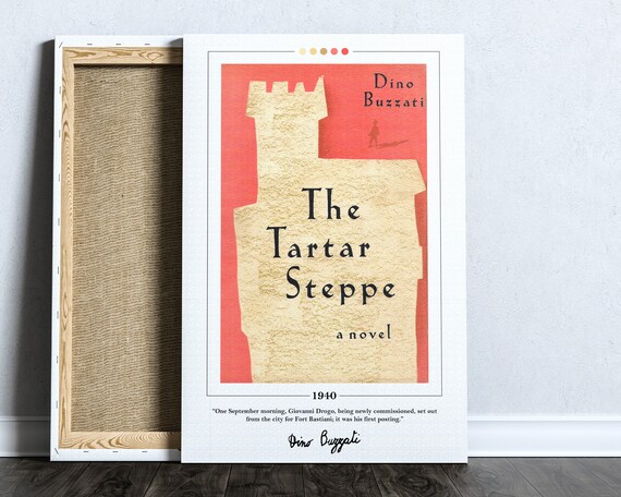 The Tartar Steppe Book Cover Poster Dino Buzzati the Tartar - Etsy