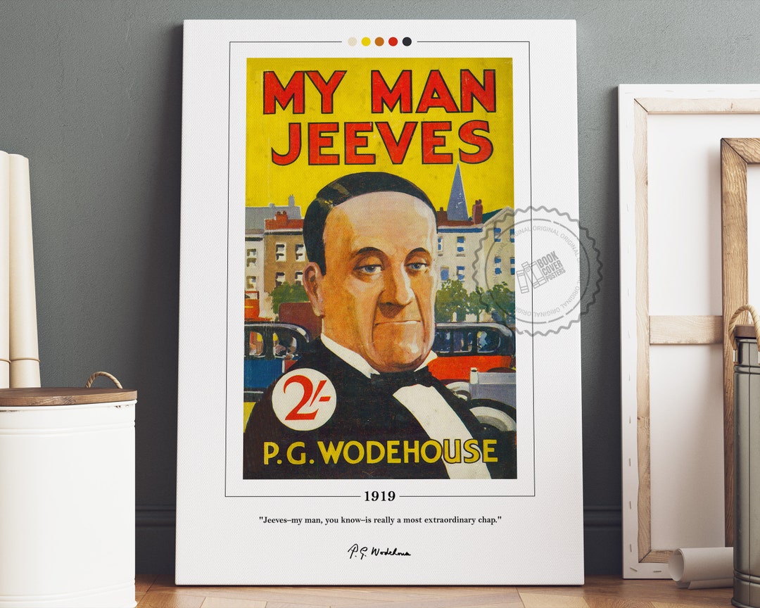 My Man Jeeves Book Cover Poster | P. G. Wodehouse, My Man Jeeves Poster ...