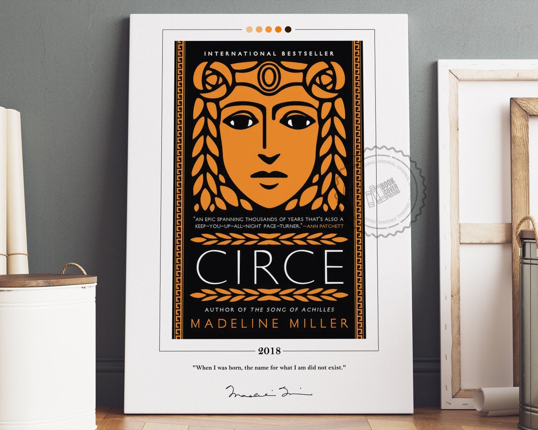 Circe Book Cover Poster | Madeline Miller, Circe Poster, Circe Print ...