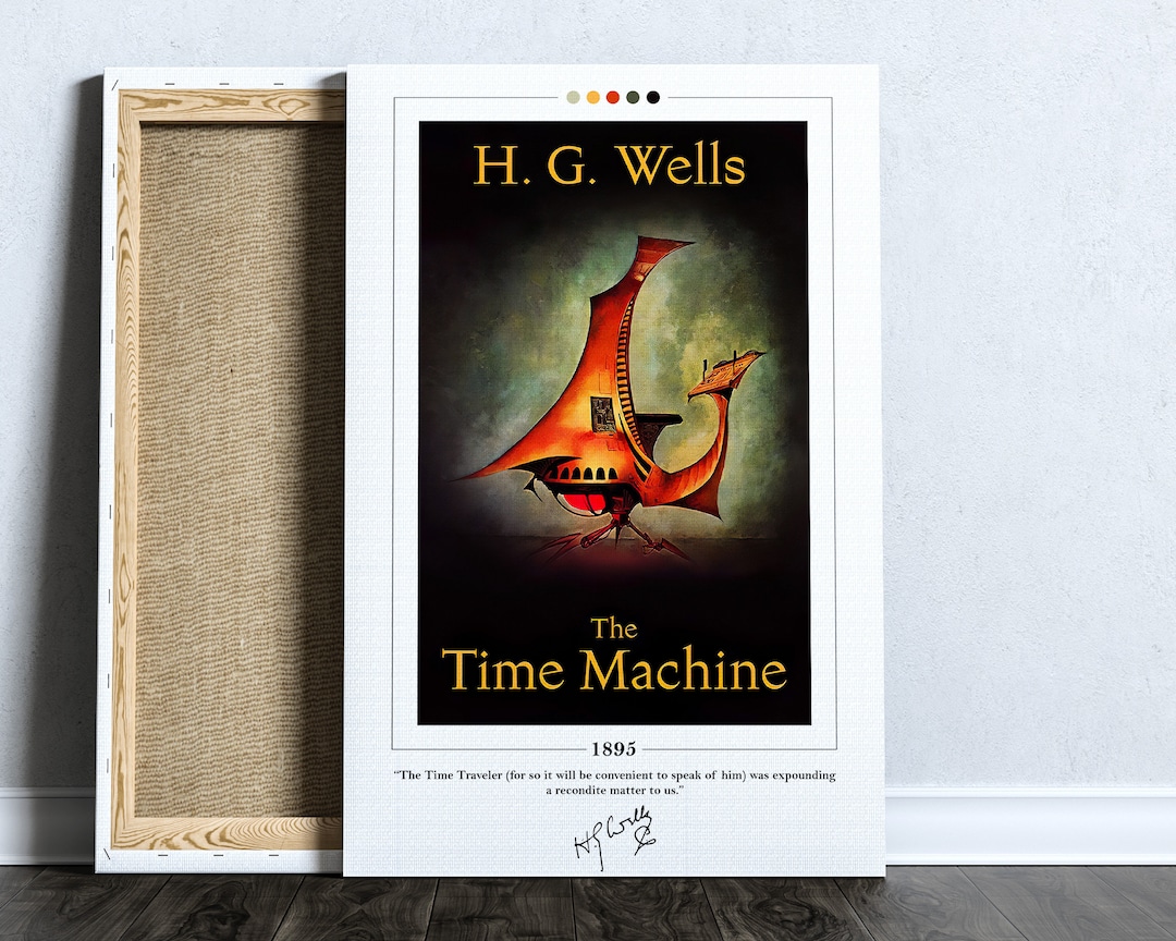 The Time Machine Book Cover Poster | H. G. Wells, the Time Machine ...