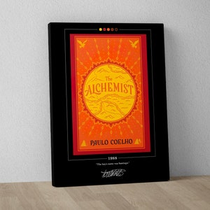 The Alchemist Book Cover Poster | Paulo Coelho, the Alchemist Poster ...