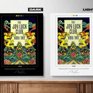The Joy Luck Club Book Cover Poster | Amy Tan, Joy Luck Club Poster ...