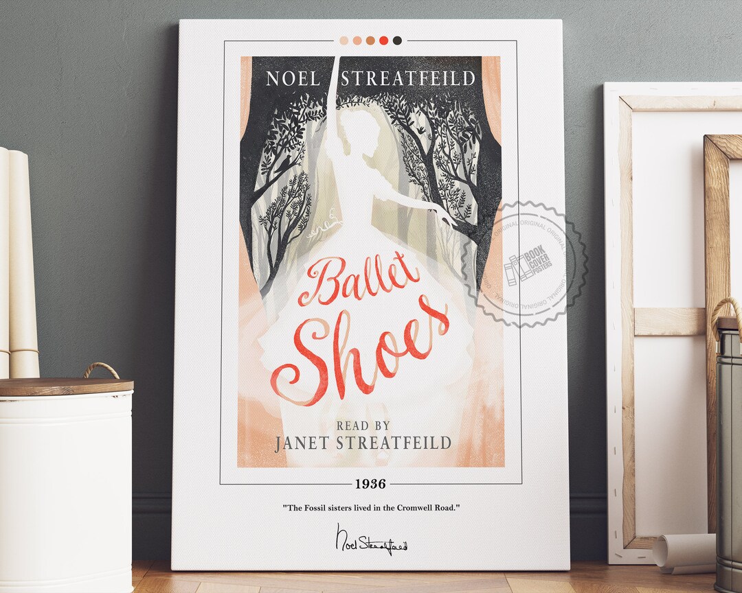 Ballet Shoes Book Cover Poster | Noel Streatfeild, Ballet Shoes Poster ...