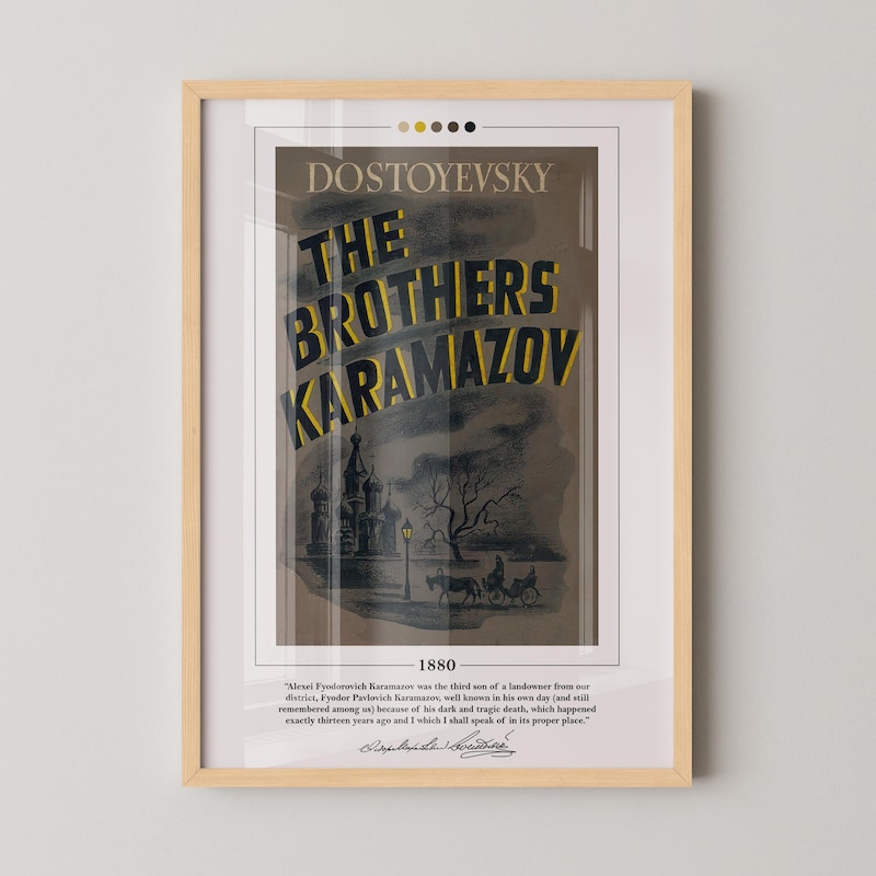 Dostoevsky Book Cover - Etsy