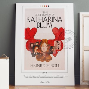 The Lost Honour of Katharina Blum Book Cover Poster Heinrich Böll, the ...