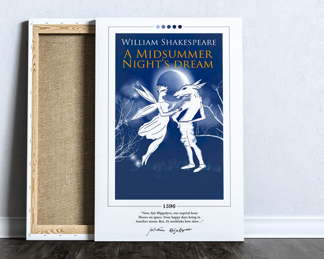 A Midsummer Night's Dream Book Cover Poster | William Shakespeare, A ...