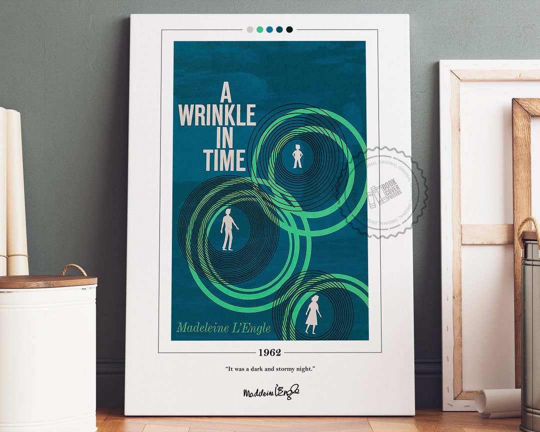 A Wrinkle in Time Book Cover Poster | Madeleine L'engle, A Wrinkle in ...