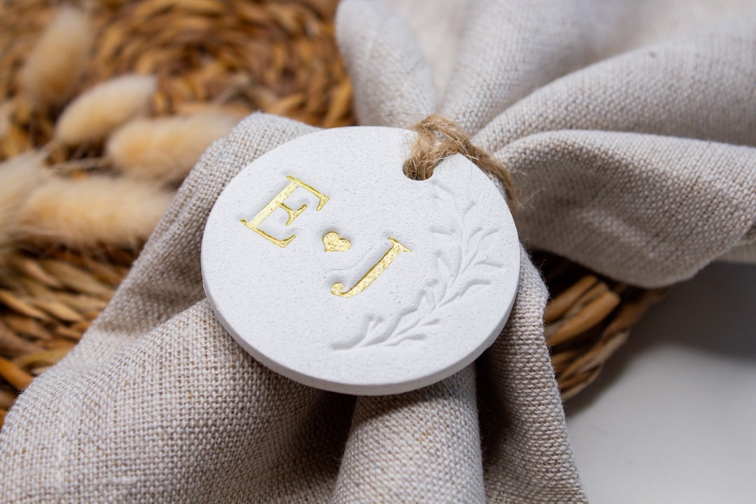Personalized Wedding Favours, Handmade Personalised Clay Tag ...