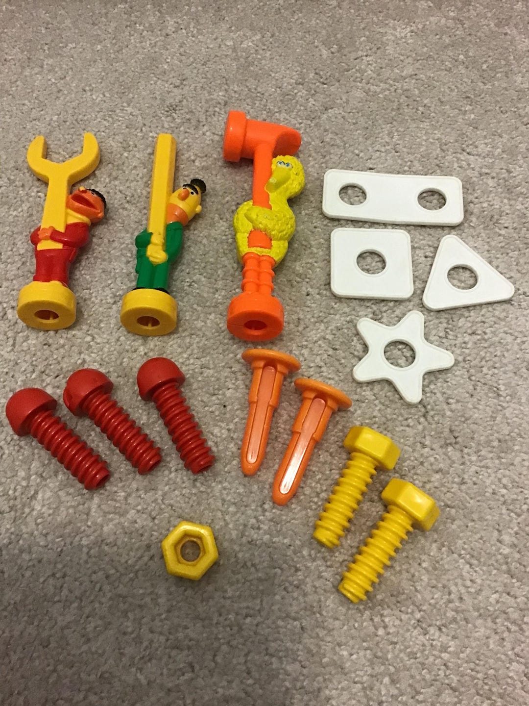 Sesame Street Toy Tool Set - Etsy