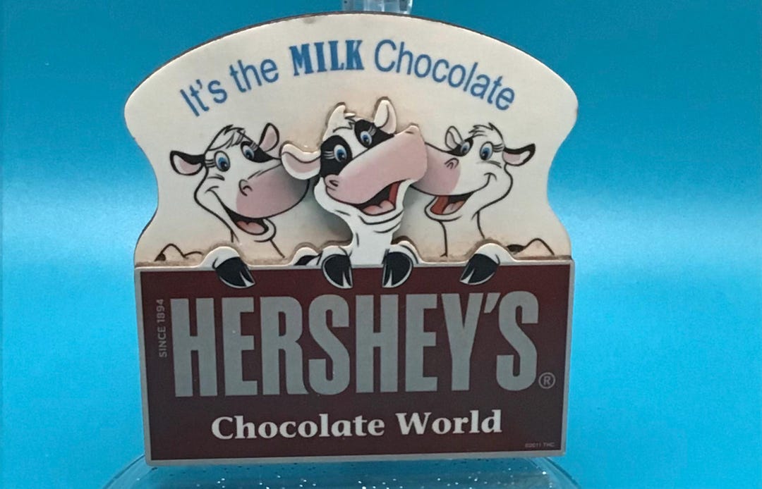 Hershey Chocolate World Cow Magnet - Etsy