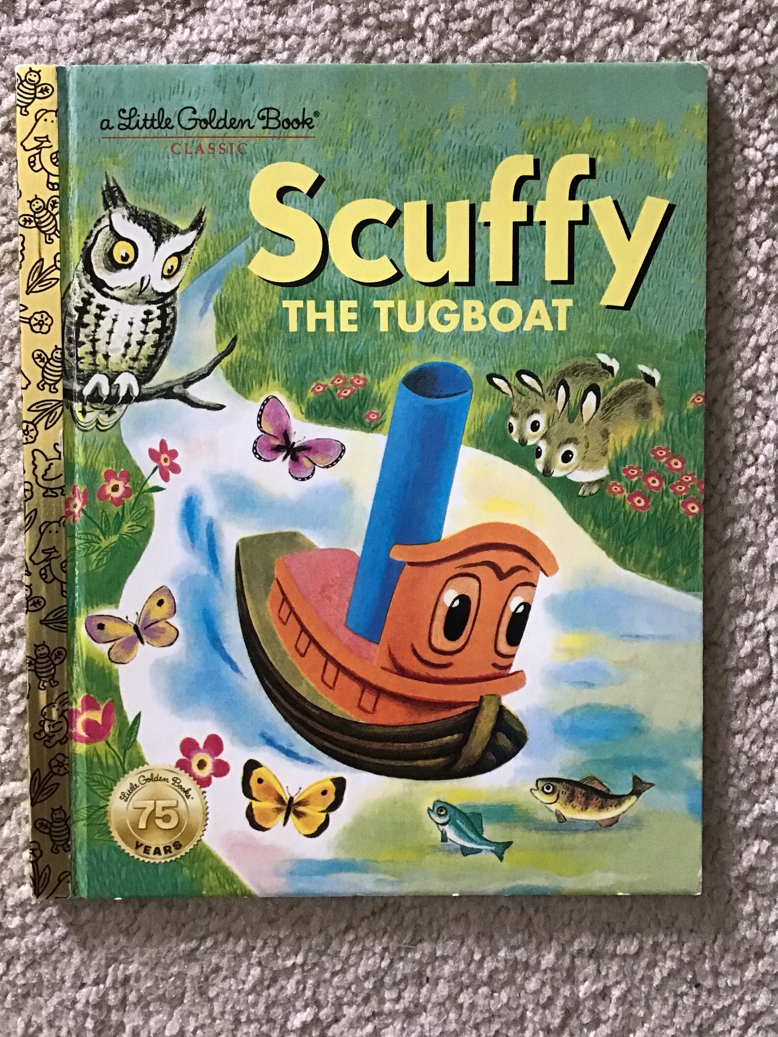 Scruffy the Tugboat - Etsy
