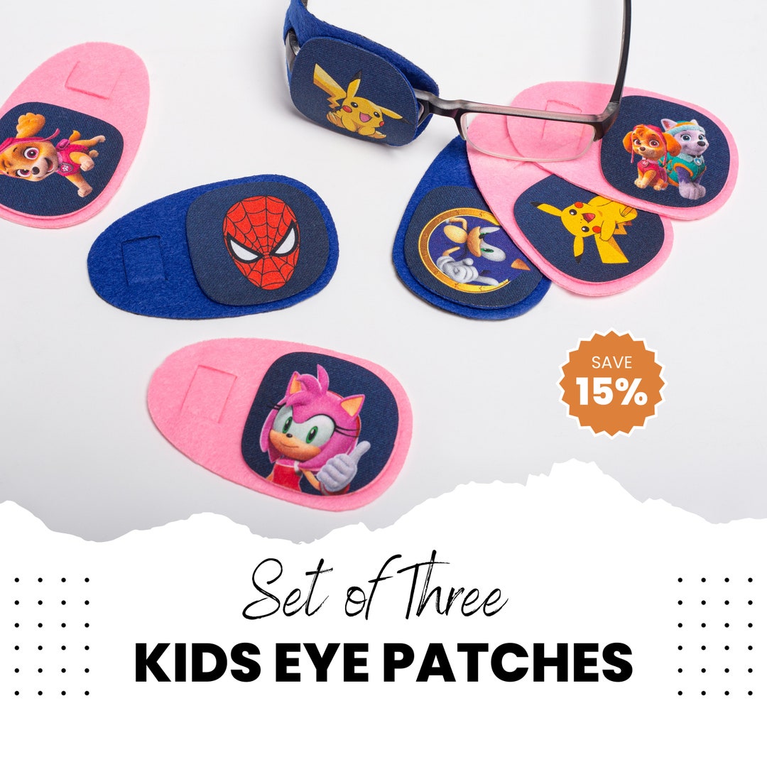 Set of 3 Eye Patch for Kids Eye Patch Lazy Eye Treatment Strabismus ...