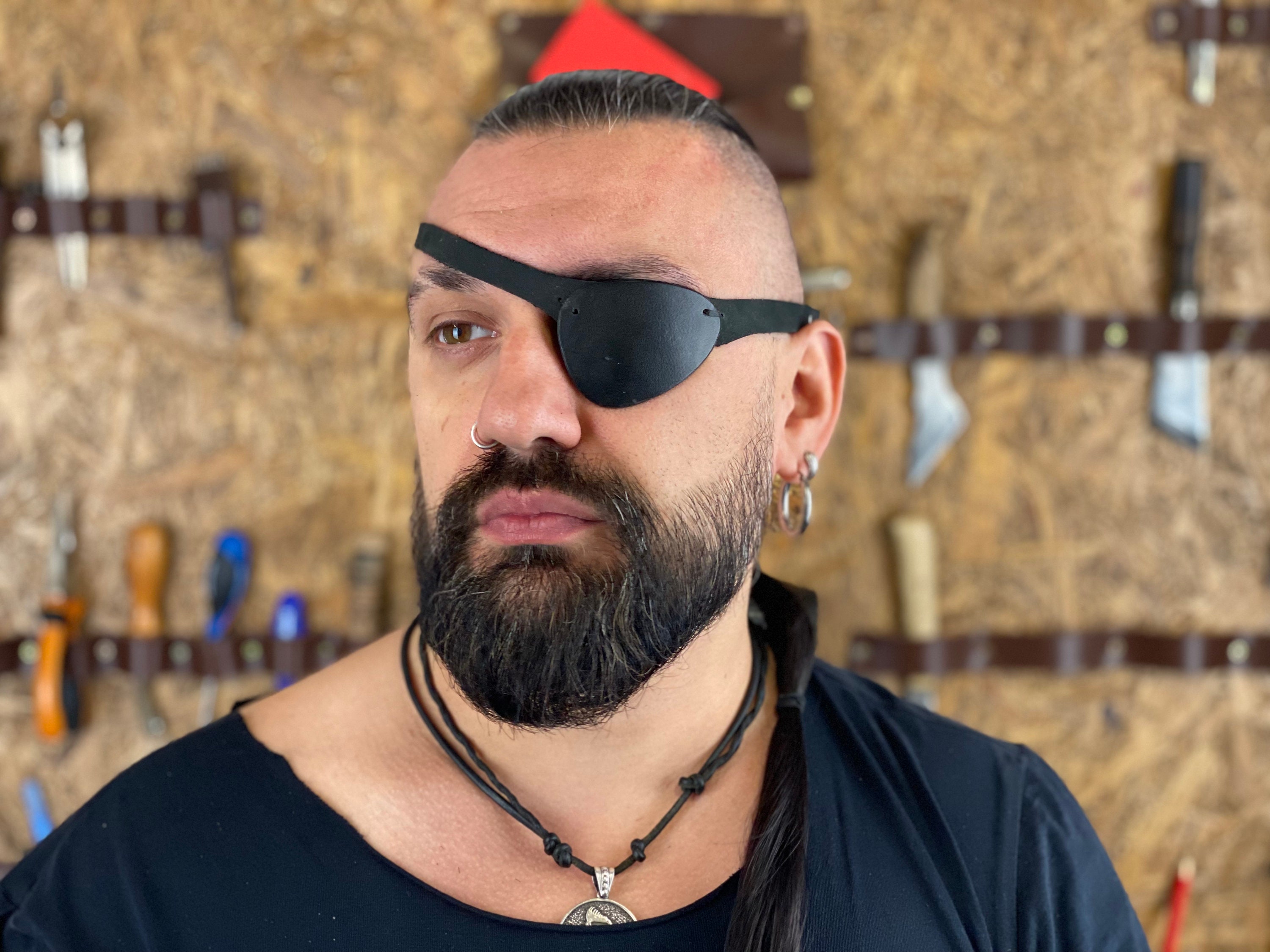 Leather Eye Patch Eye Patch Man Eye Patch Woman Eye - Etsy