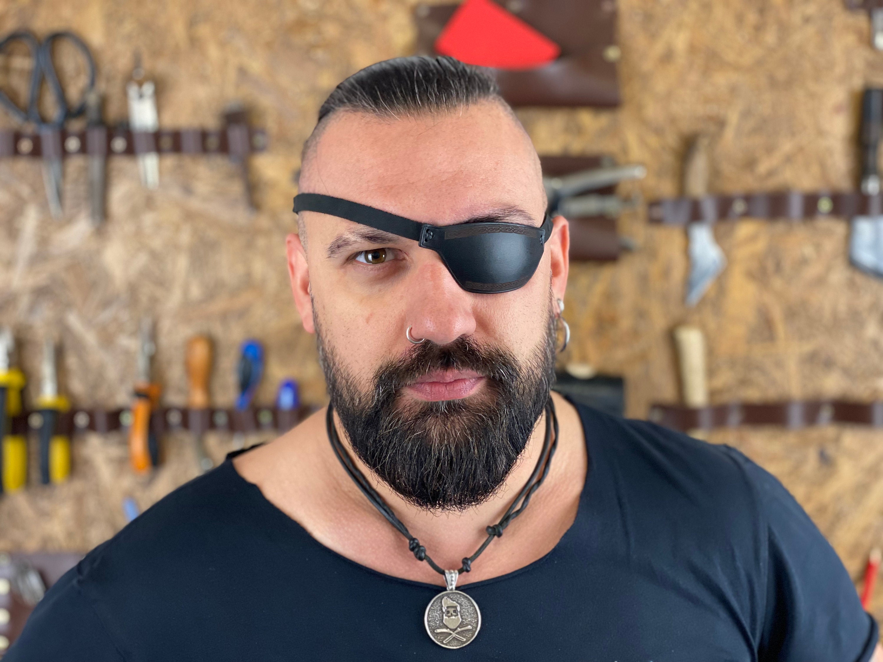 Leather Eye Patch Eye Patch Man Eye Patch Woman Eye - Etsy