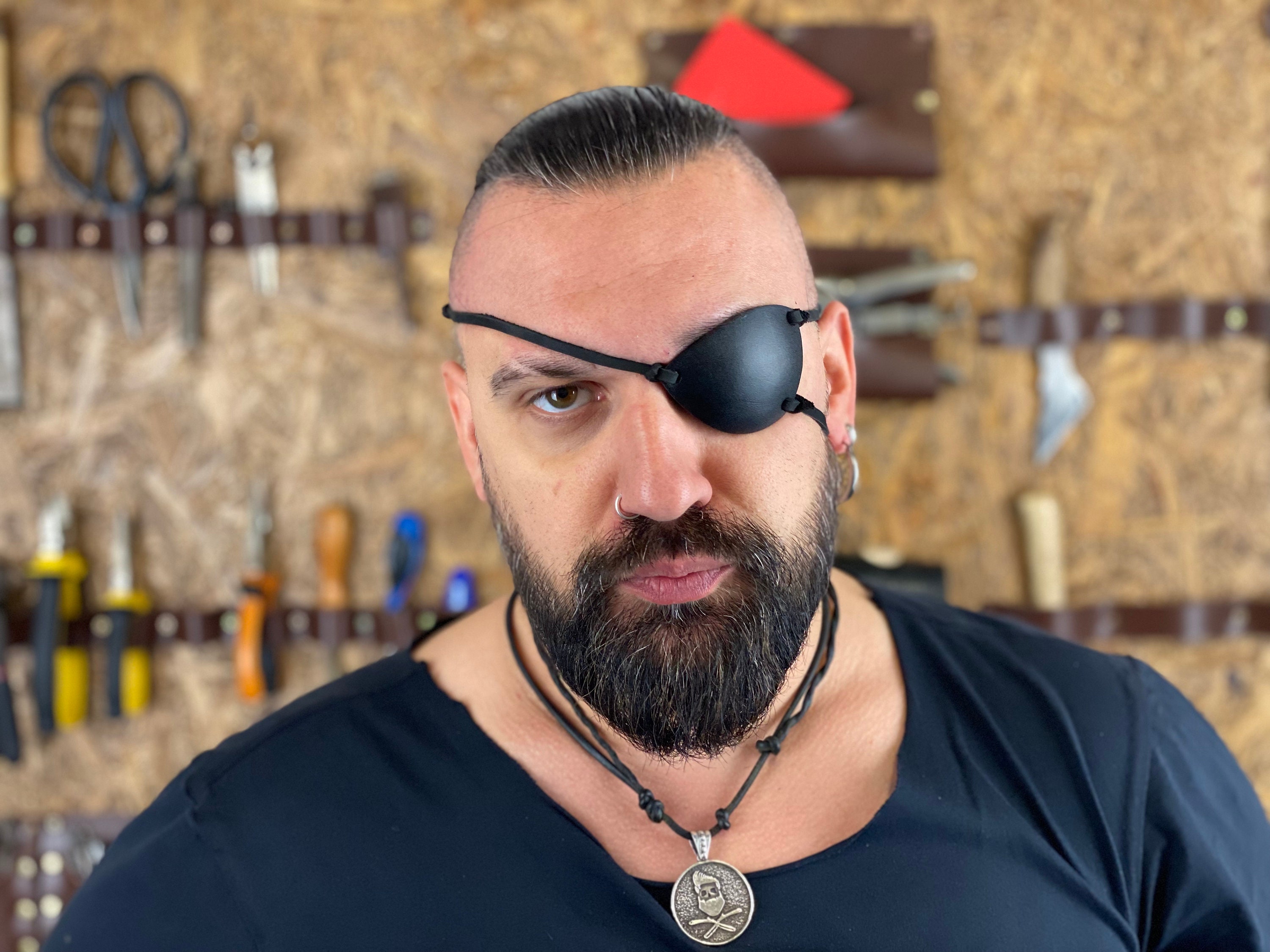 Leather Eye Patch Eye Patch Man Eye Patch Woman Eye - Etsy