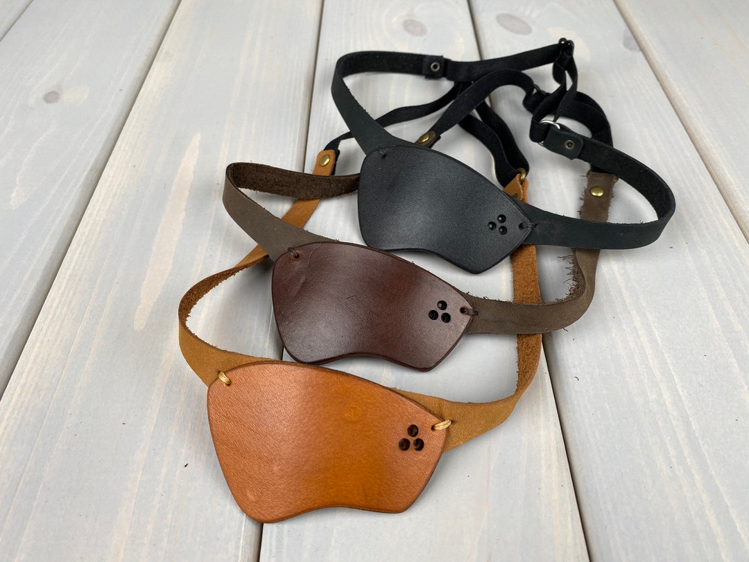 Leather Eye Patch Eye Patch Man Eye Patch Woman Eye - Etsy