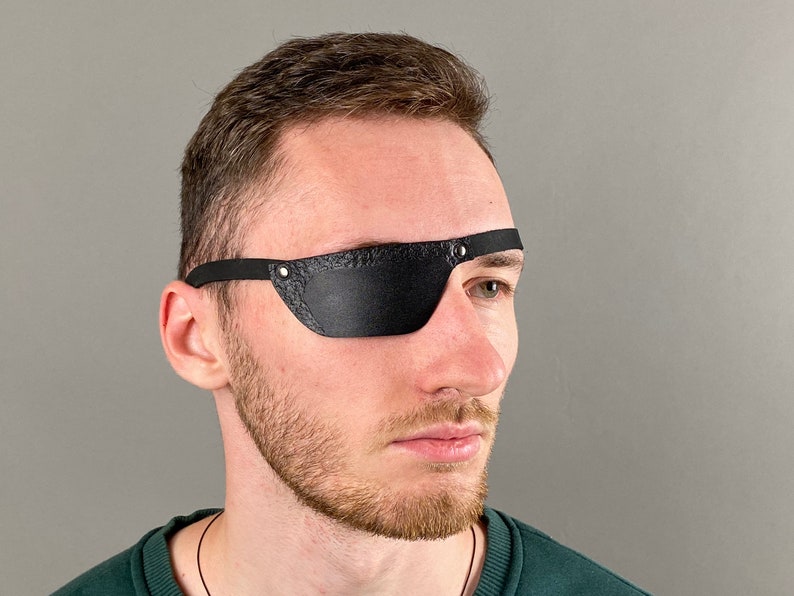 Leather Eye Patch Eye Patch Man Eye Patch Woman Eye - Etsy