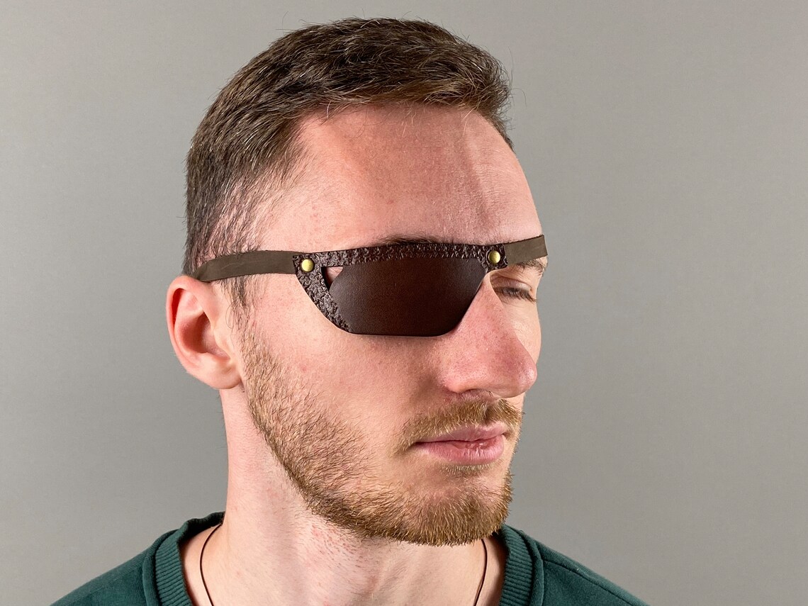 Leather Eye Patch Eye Patch Man Eye Patch Woman Eye - Etsy