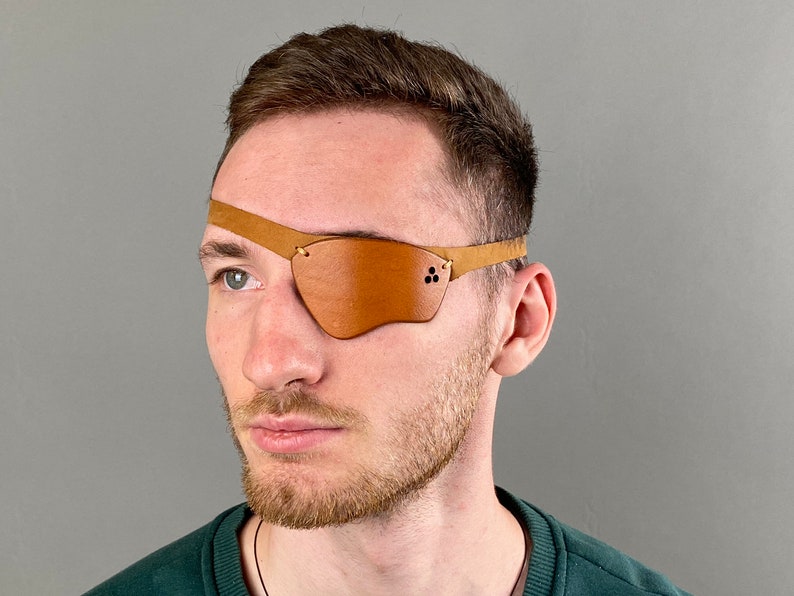 Leather Eye Patch Eye Patch Man Eye Patch Woman Eye Etsy