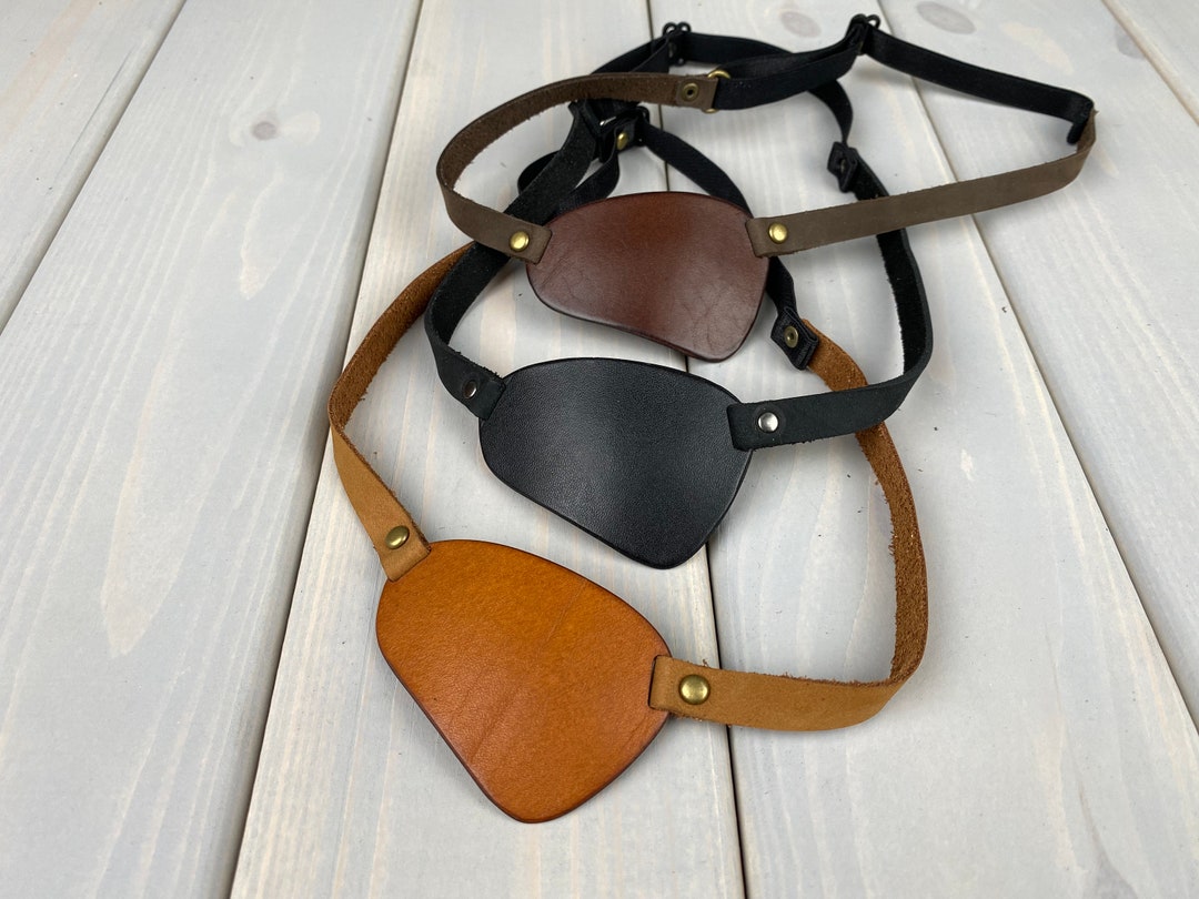 Leather Eye Patch Eye Patch Man Eye Patch Woman Eye Patch Unisex Eye ...