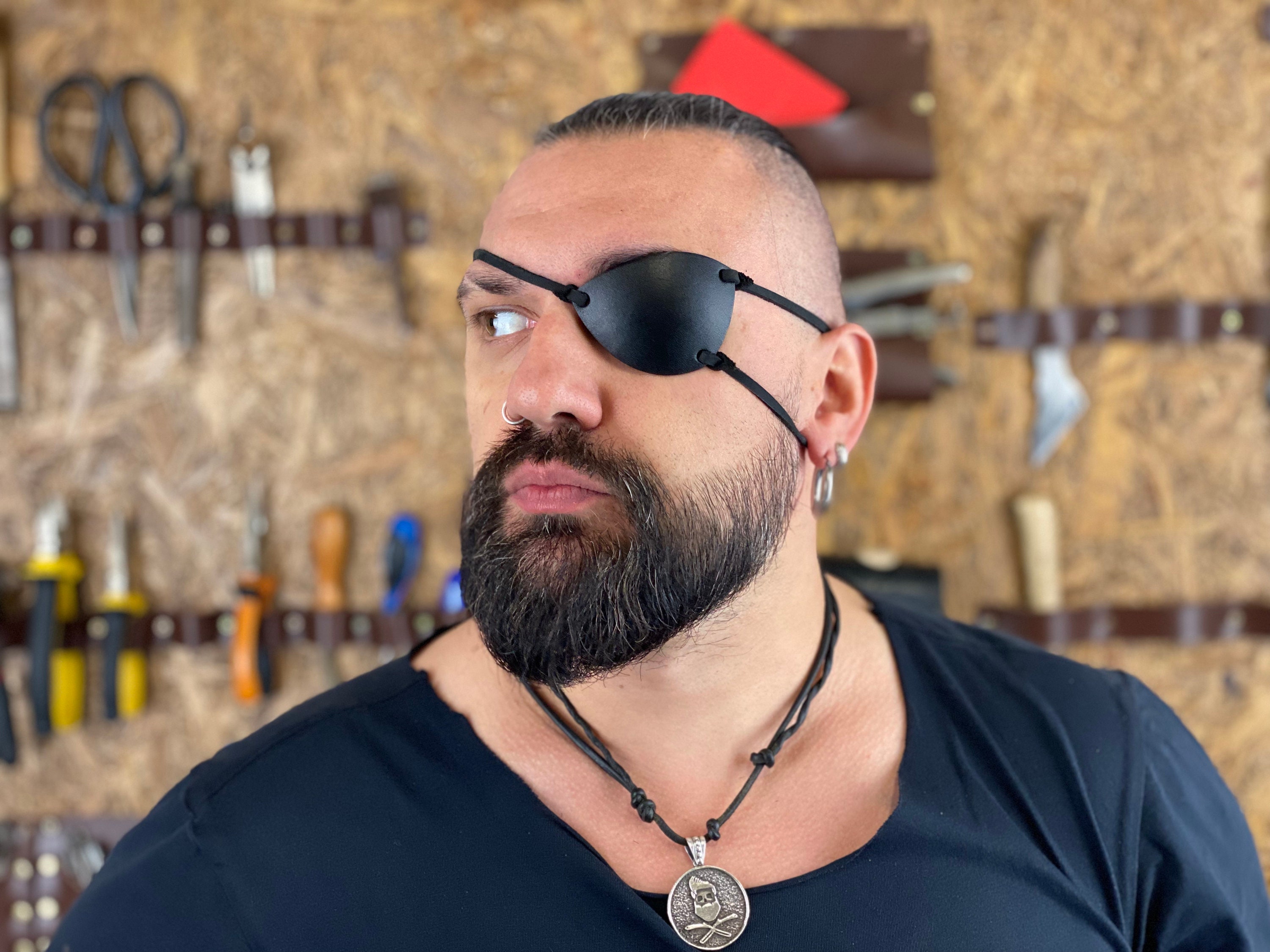 Leather Eye Patch Eye Patch Man Eye Patch Woman Eye - Etsy