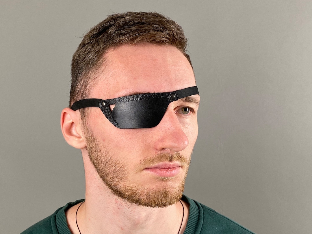 Leather Eye Patch Eye Patch Man Eye Patch Woman Eye Patch Unisex Eye Patch Slim Eye Patch ...