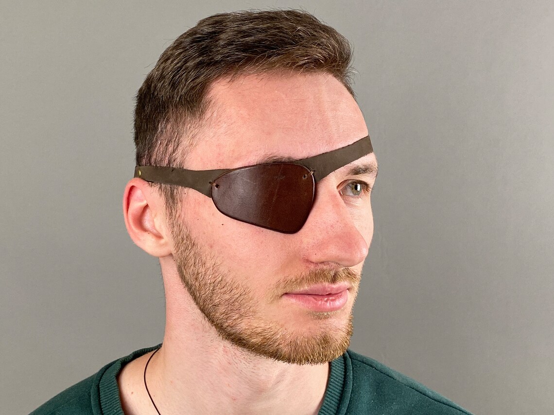 Leather Eye Patch Eye Patch Man Eye Patch Woman Eye - Etsy