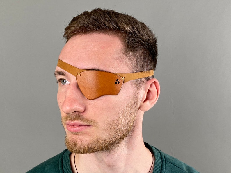 Leather Eye Patch Eye Patch Man Eye Patch Woman Eye - Etsy