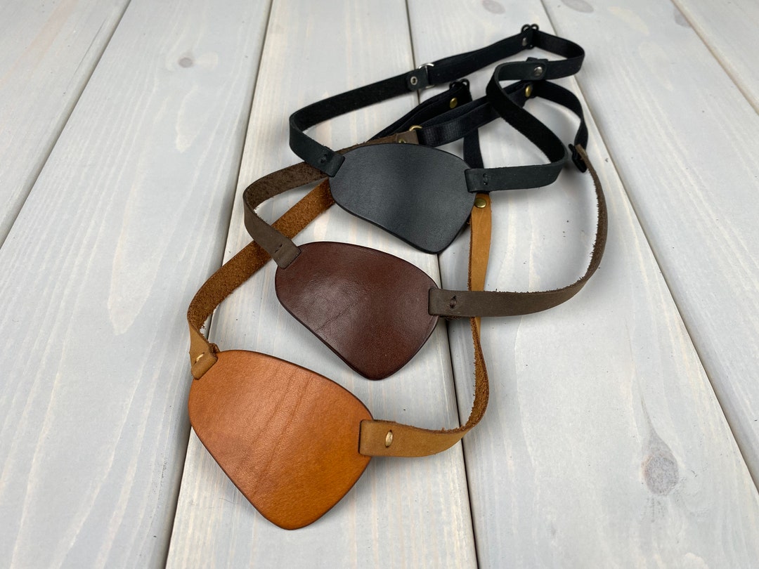 Leather Eye Patch Eye Patch Man Eye Patch Woman Eye Patch Unisex Eye ...