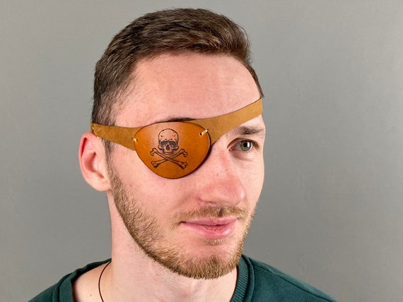 Leather Eye Patch Eye Patch Man Eye Patch Woman Eye - Etsy