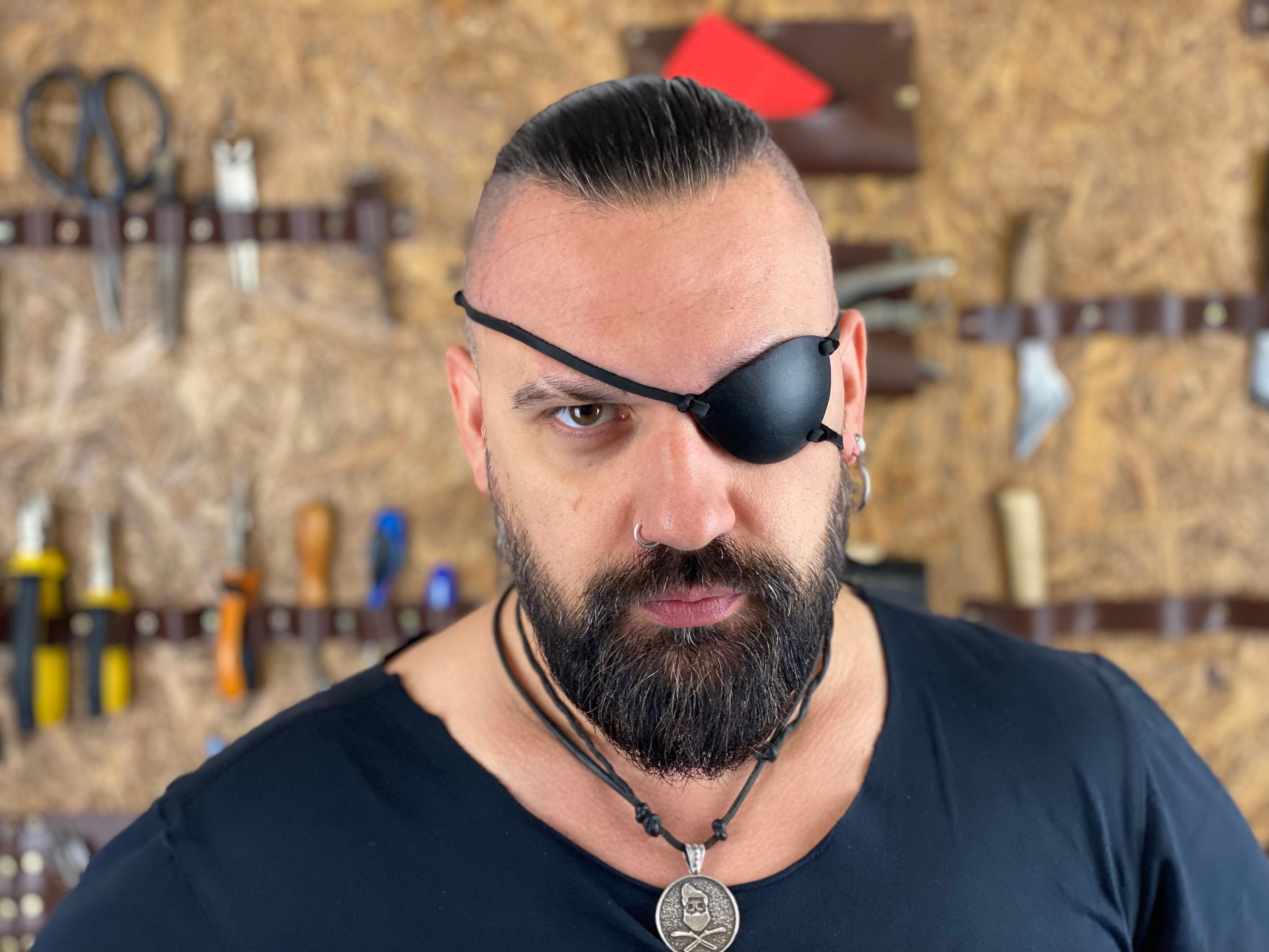 Leather Eye Patch Eye Patch Man Eye Patch Woman Eye - Etsy