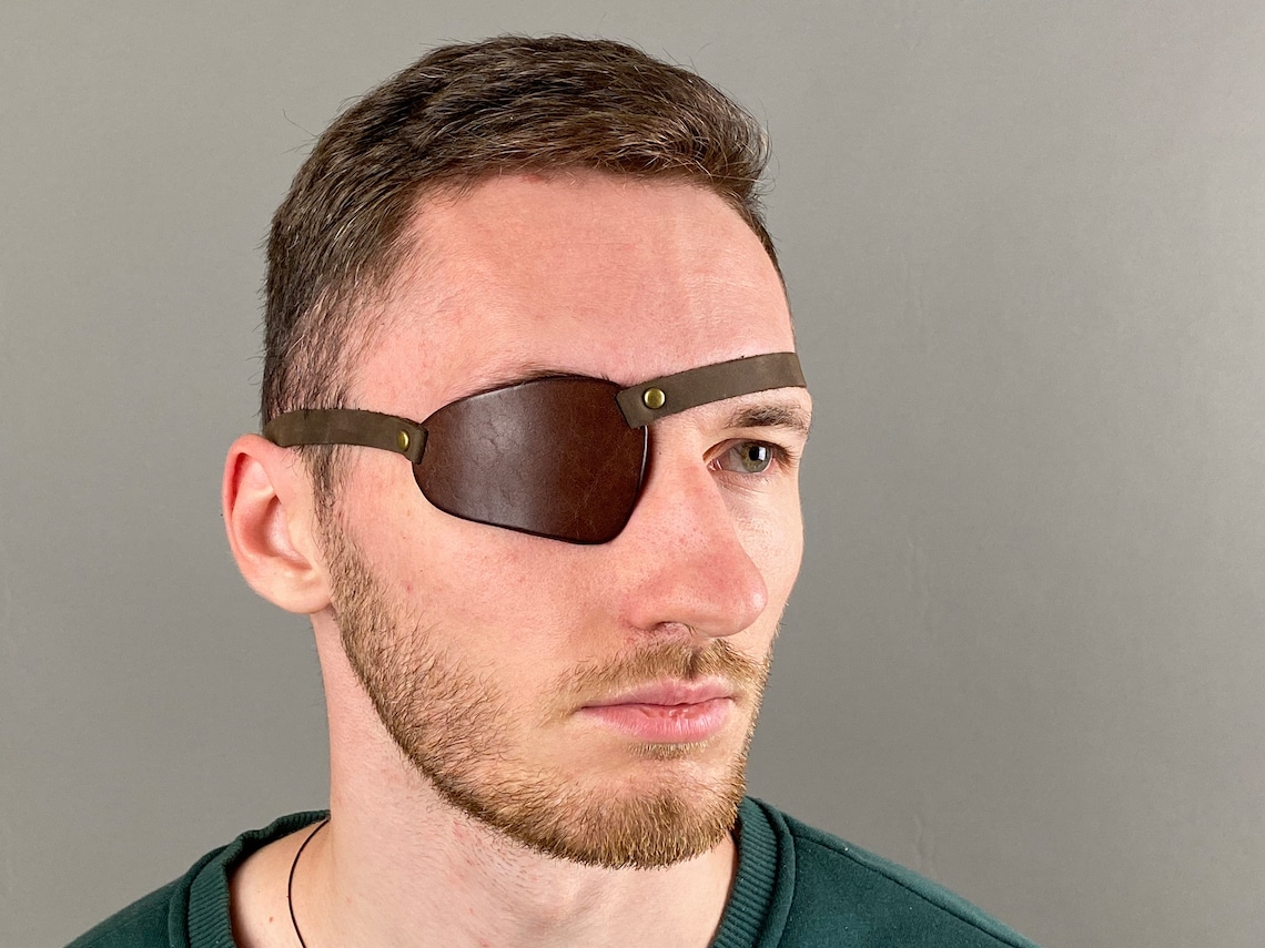 Leather Eye Patch Eye Patch Man Eye Patch Woman Eye - Etsy