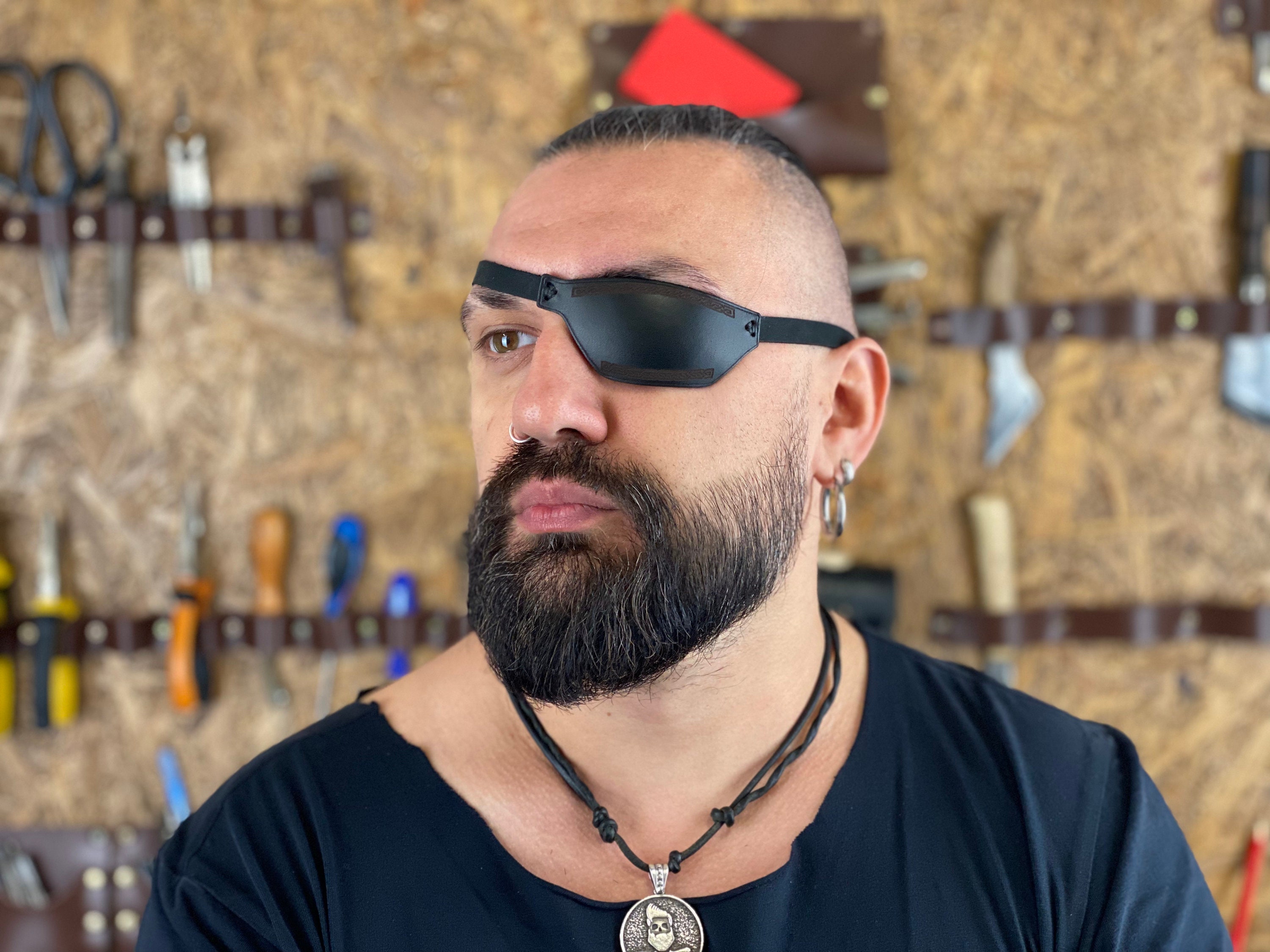Leather Eye Patch Eye Patch Man Eye Patch Woman Eye - Etsy