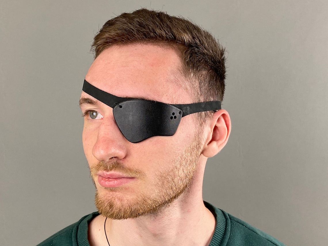 Leather Eye Patch Eye Patch Man Eye Patch Woman Eye - Etsy